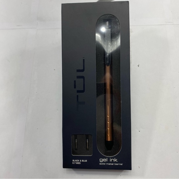 TUL | Office | Tul Gel Ink Pen Solid Metal Barrel Black Blue 7 Medium ...